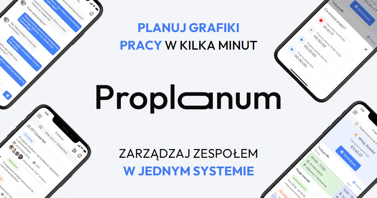 Proplanum dla pracowników – Elastyczność, lepsza organizacja i mniej stresu